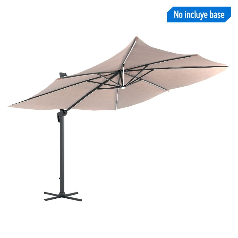 Quitasol Lateral 3x3m Blanco | Sodimac Falabella