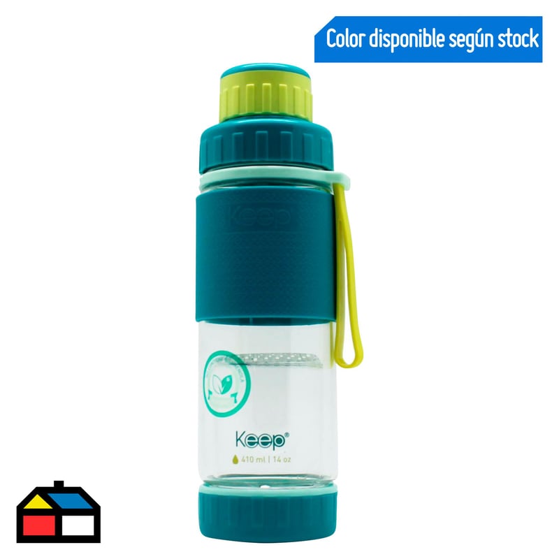 Botella Infusora de Vidrio 410ml | Sodimac Falabella