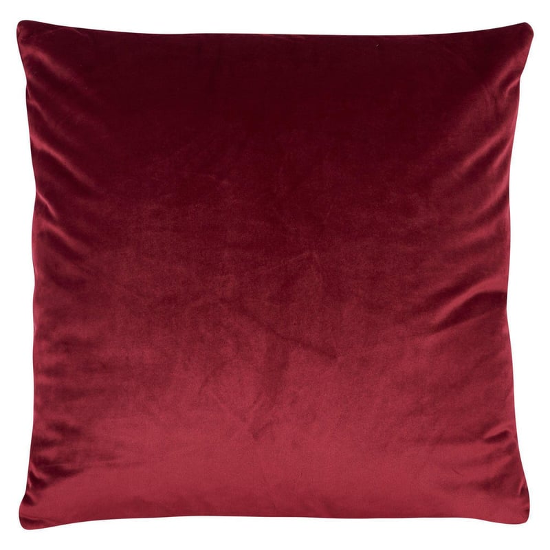 Cojín Velvet Rojo 40x40cm | Sodimac Perú