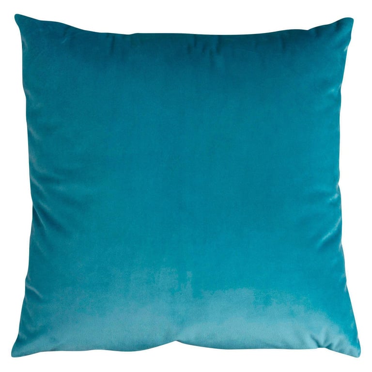 Cojín Velvet Turquesa 40x40cm | Sodimac Falabella