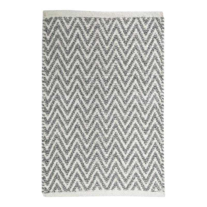 Piso de Baño Rectangular Ziggy 40x60cm Gris | Sodimac Falabella