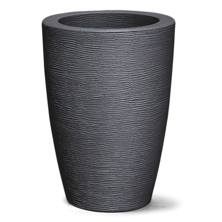 Maceta Grafiato Conico Color Negro 34x48x | Sodimac Falabella