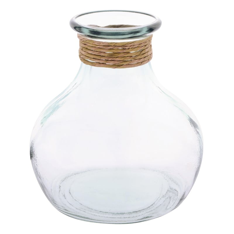 Jarrón Vidrio Transparente 19x21cm | Sodimac Perú