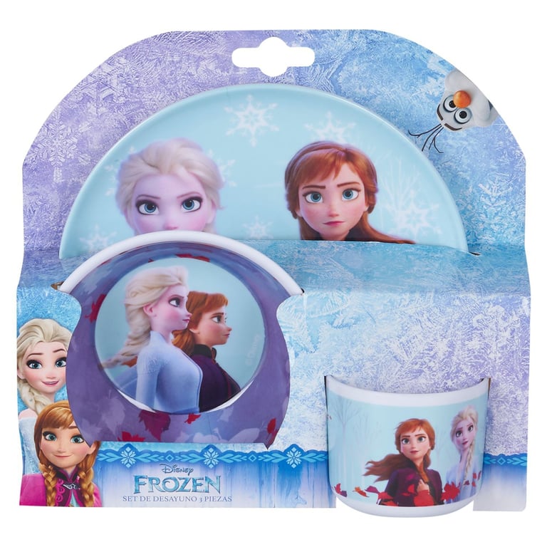 Set Vajillas 3 Piezas Frozen ll | Sodimac Falabella