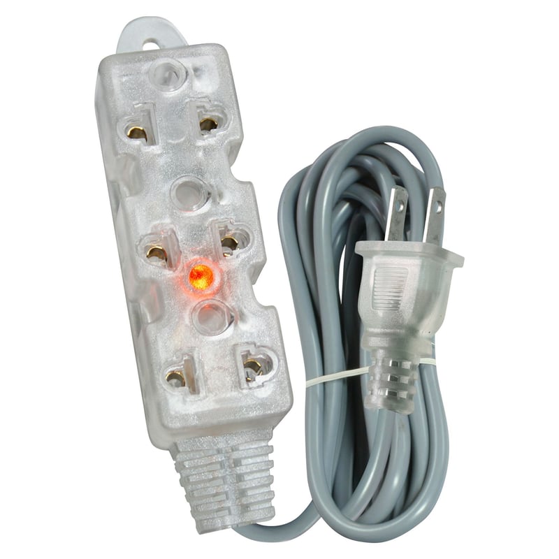 Extensión vulcanizada 3 Tomas Universal 5m | Sodimac Falabella