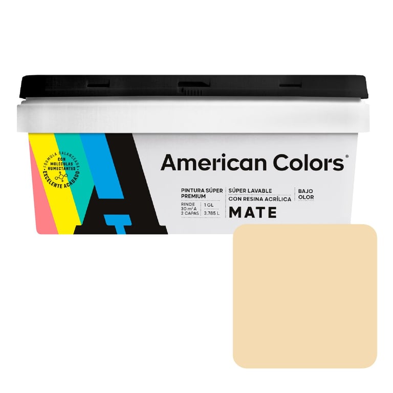 Pintura American Colors Blanco Perla 1GL | Sodimac Falabella