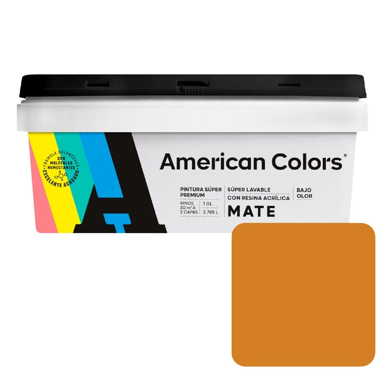 Pintura American Colors Amarillo Ocre 1GL | Sodimac Falabella