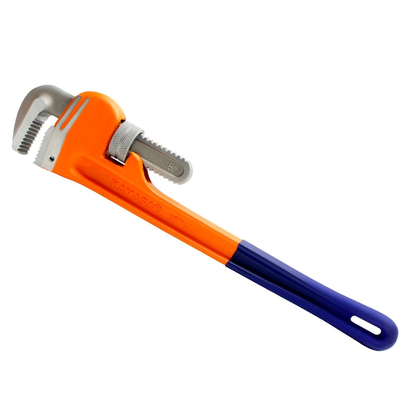 Llave Stilson Naranja 18" Empuñadura Goma Kamasa | Sodimac Falabella