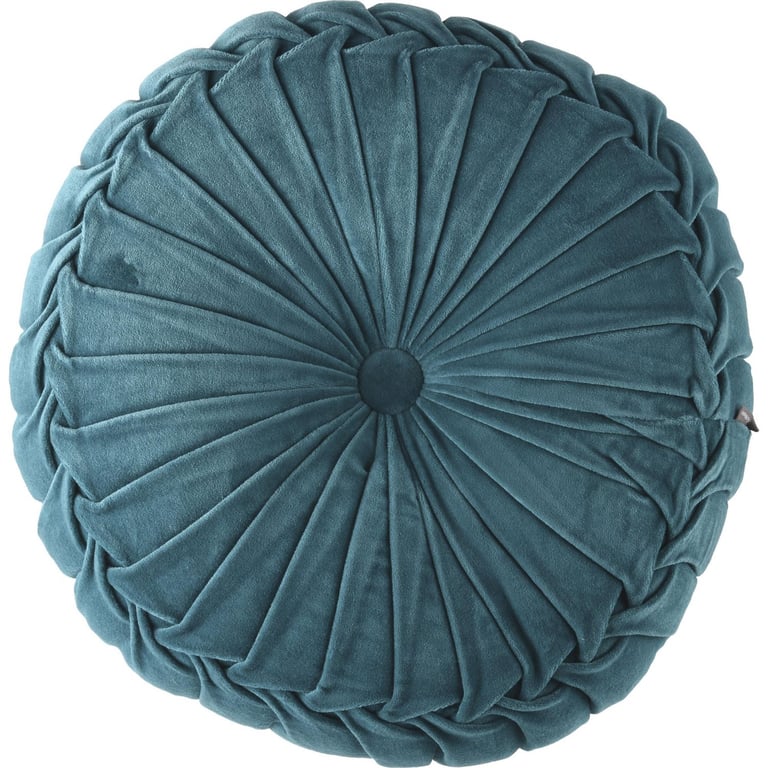 Cojín Velvet Turquesa 40x10cm | Sodimac Falabella