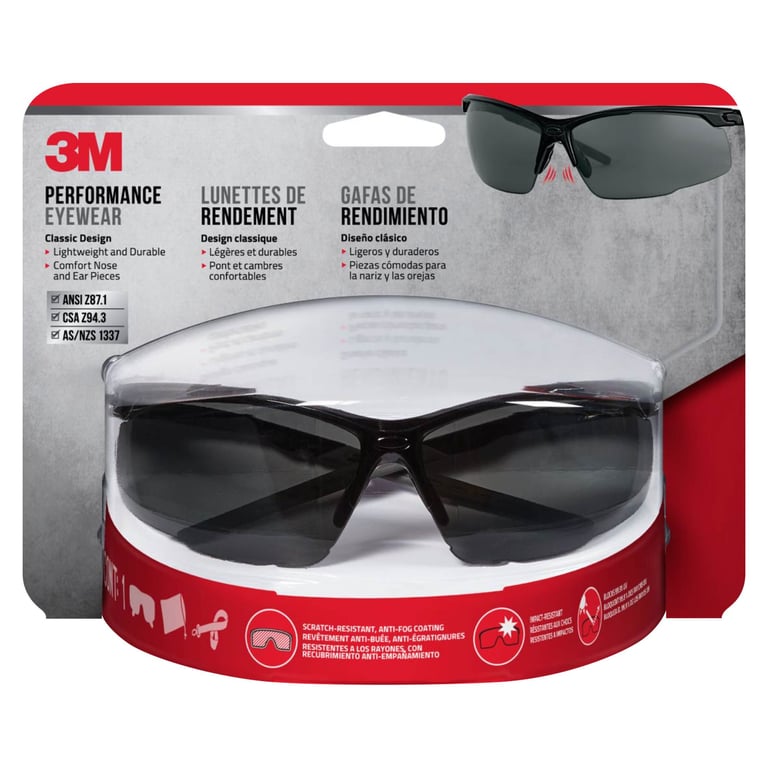 Lentes de Seguridad 3M Performance Luna Oscura | Sodimac Falabella