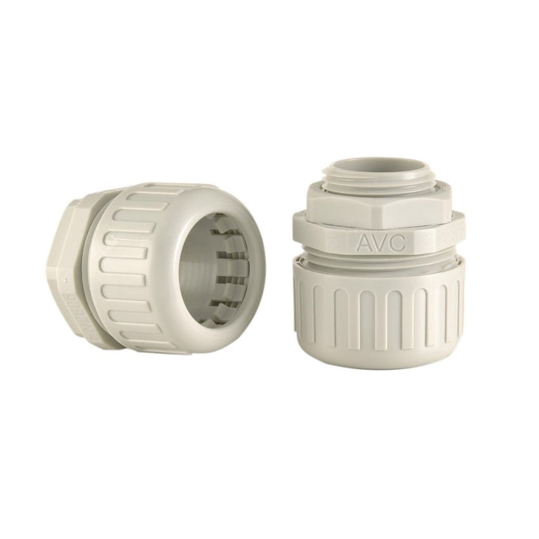 Conector para Tubería Corrugado PVC 3/4" 2u | Sodimac Falabella