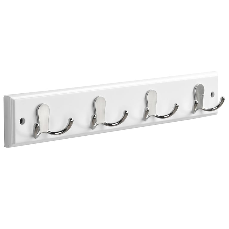 Perchero de Pared 4 Ganchos Doble Blanco | Sodimac Falabella