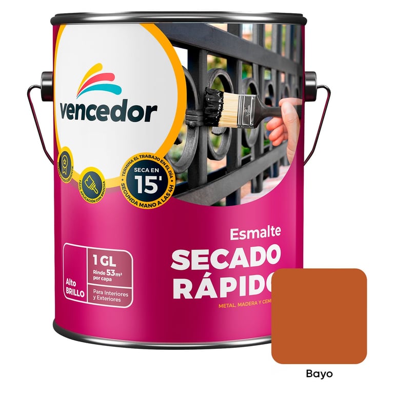 Esmalte Secado Rápido Bayo 1 Gl | Sodimac Falabella