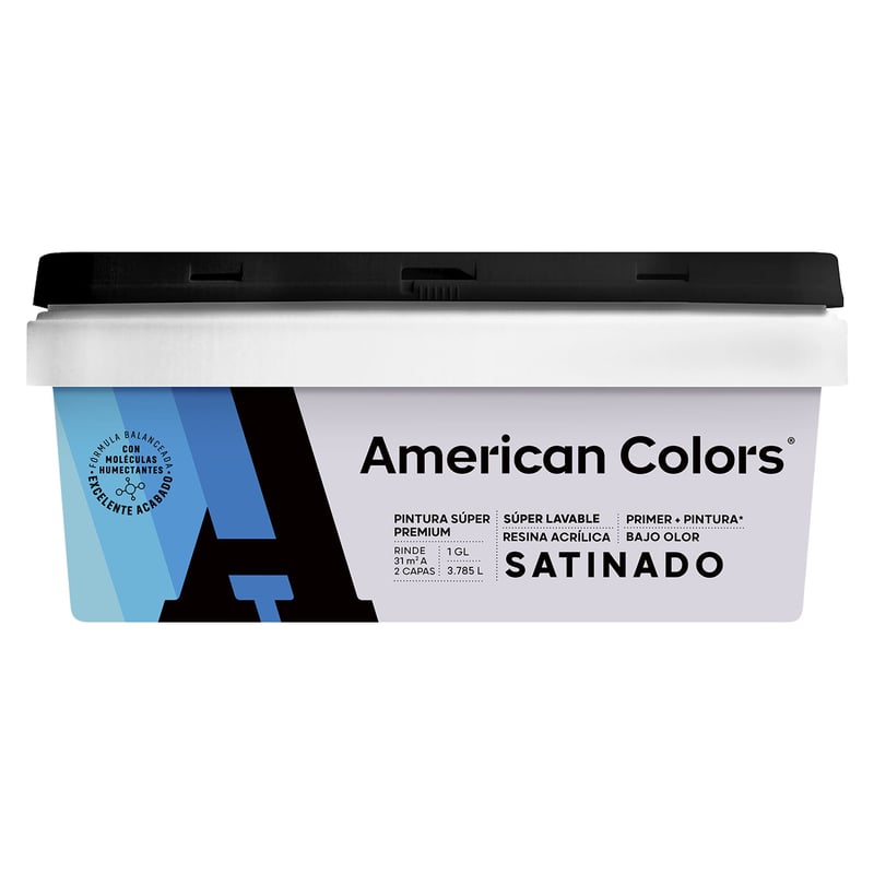 Pintura American Satinado Pastel 1GL | Sodimac Falabella