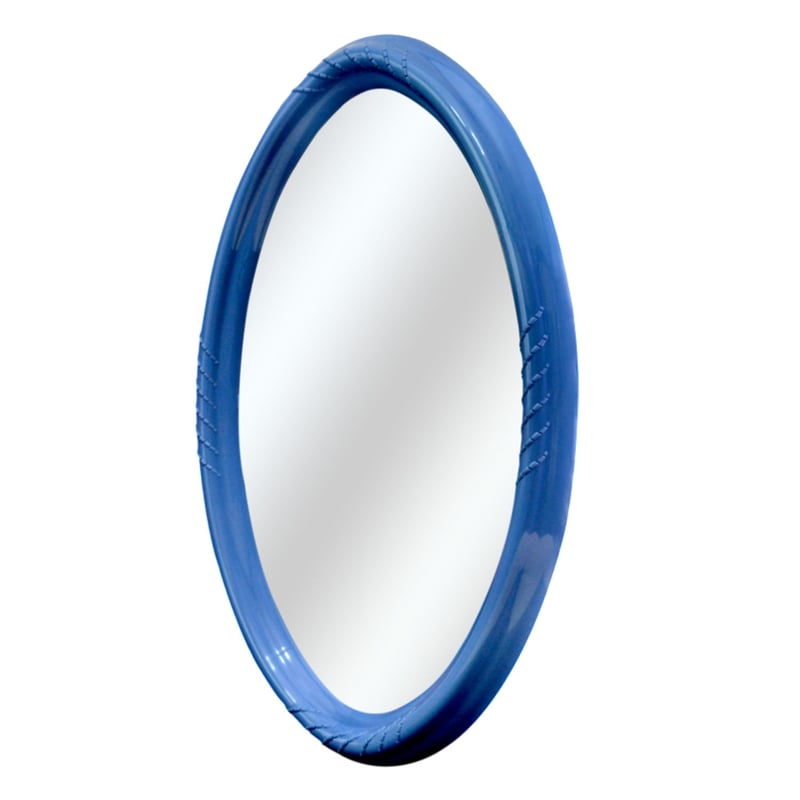 Espejo Ovalado Azul Pastel | Sodimac Falabella