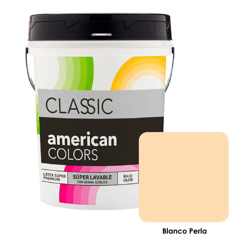 Pintura American Colors Blanco Perla 4GL | Sodimac Falabella