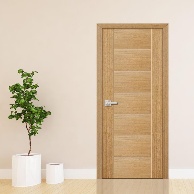 Puerta Interior Euro 65x207cm Beige Oscuro | Sodimac Perú