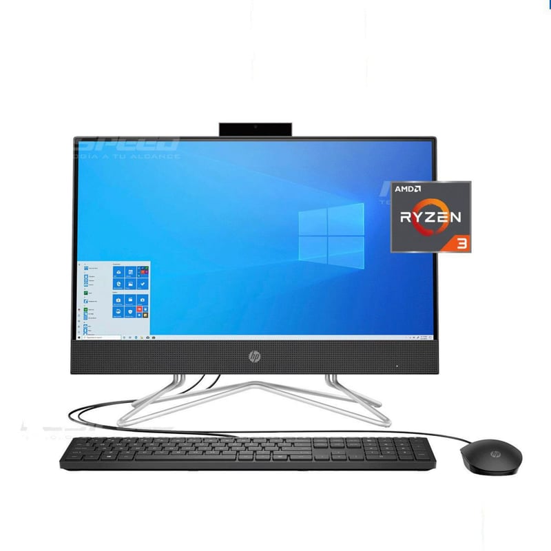 Laptop All In One HP 21.5" Ryzen 3 4GB 1TB | Sodimac Falabella
