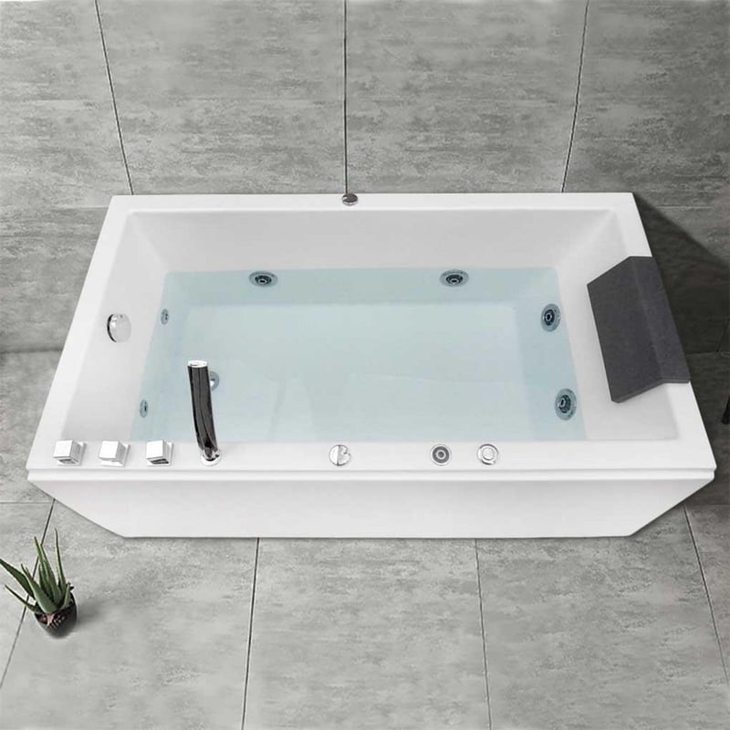 Tina Hidromasaje Minimalista Ejecutiva 150x80 cm | Sodimac Falabella