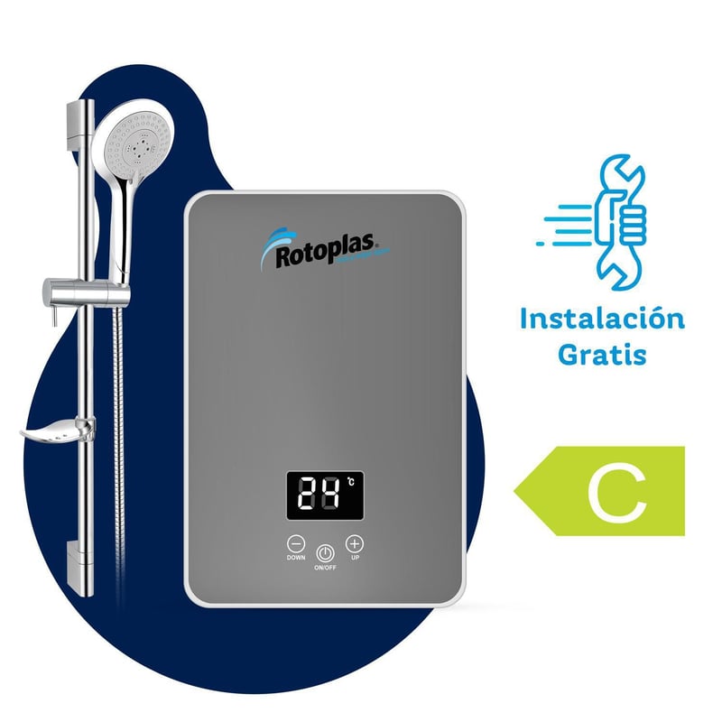 Rapiducha Eléctrica Rotoplas Silver 4.5kW | Sodimac Perú