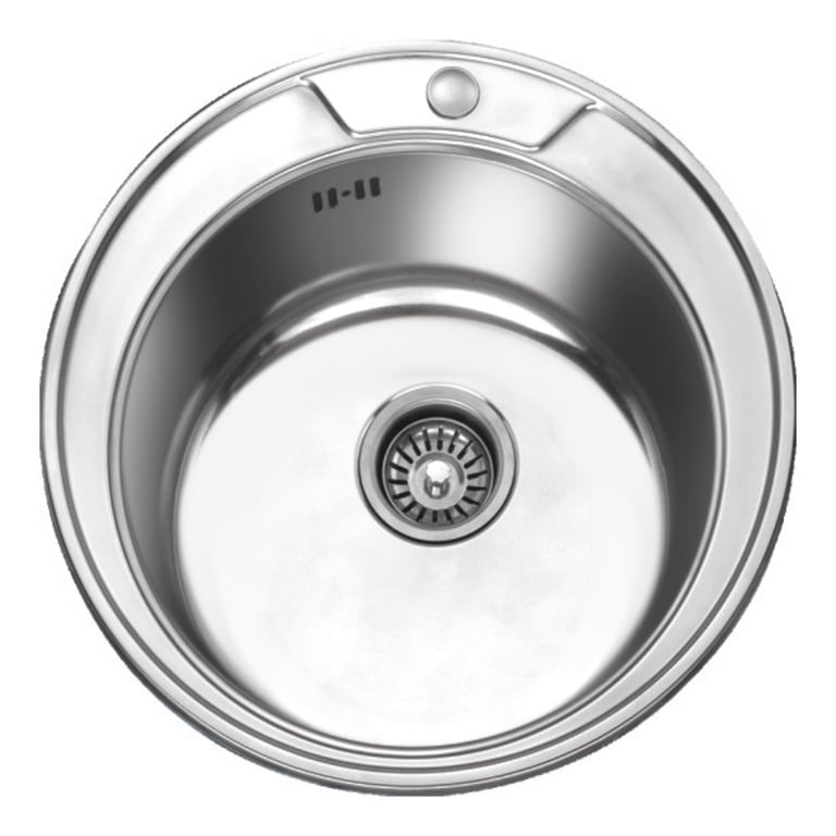 Lavacopas Acero Inoxidable 1 Poza 49cm | Sodimac Falabella