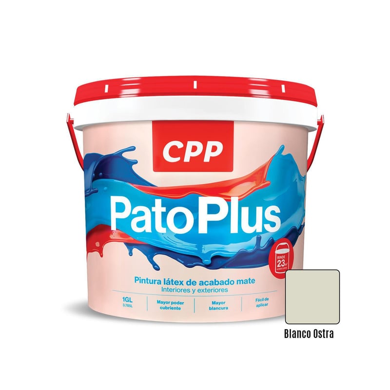 Pintura Pato Plus Blanco Ostra 1GL | Sodimac Perú