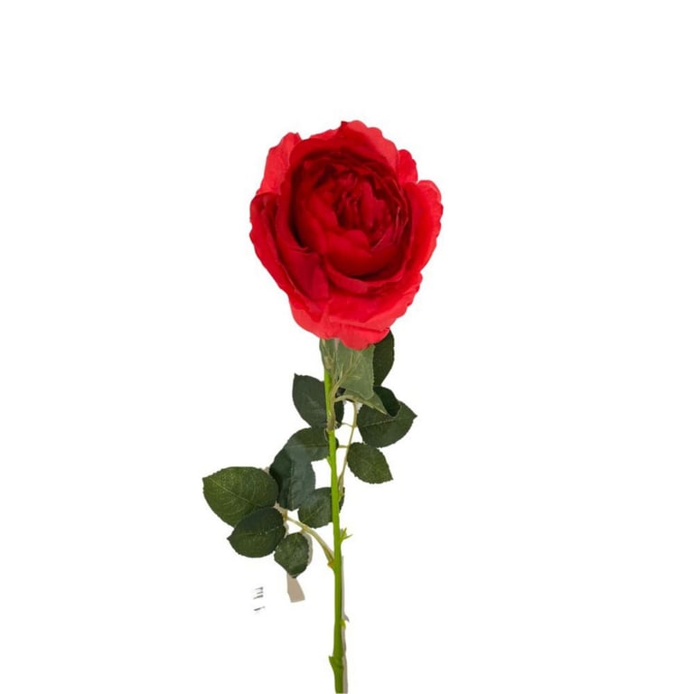 Rosa Individual Artificial Tela Rojo 10x65cm | Sodimac Falabella