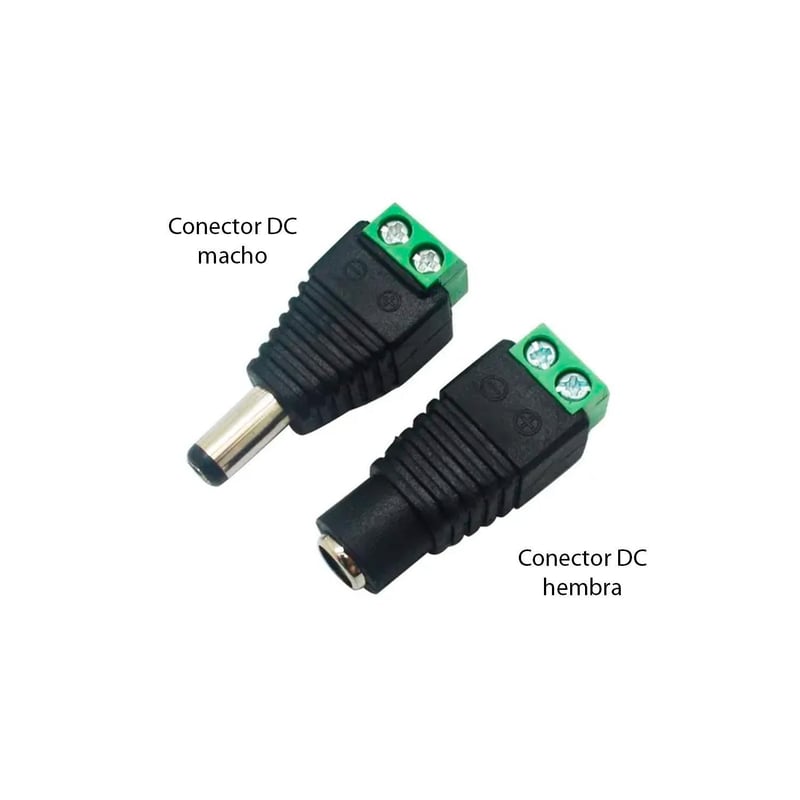 Conector Plug Dc Macho/Hembra | Sodimac Perú