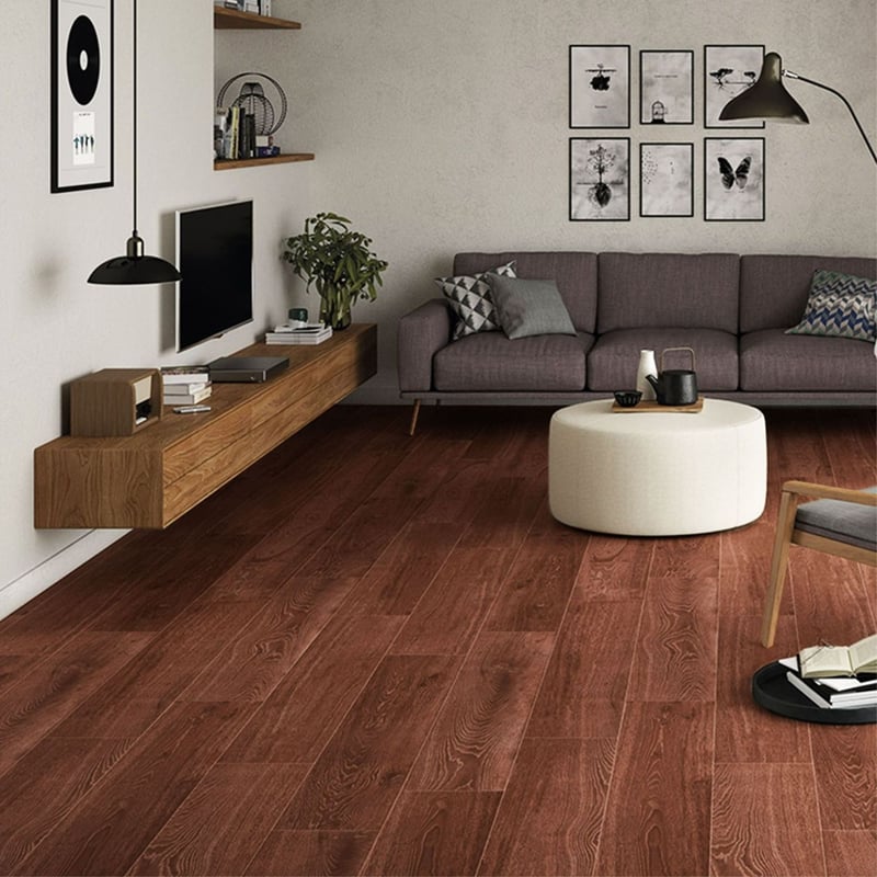 Cerámica Arden Roble Marrón Mate 20x60cm 1.44m2 para piso | Sodimac Perú