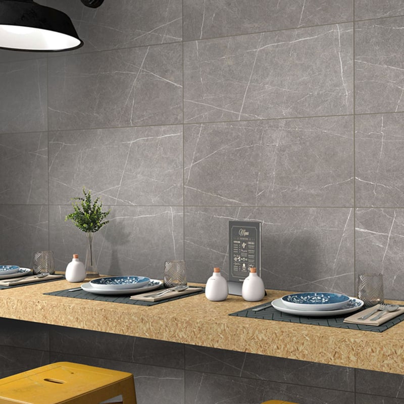 Cerámica Greta Gris Rústica 20.7x58.7cm 2m2 para muro | Sodimac Perú