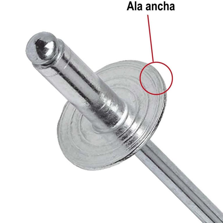 Remache Tipo Pop Ala Ancha Inoxidable M4.8x27 5 unid. | Sodimac Falabella