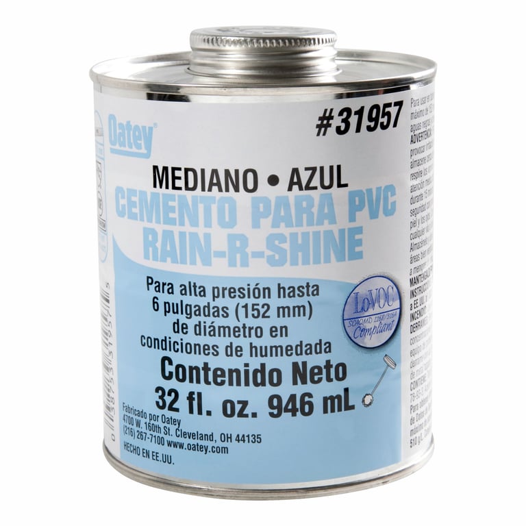 Pegamento para PVC Oatey Azul 946 ml | Sodimac Perú