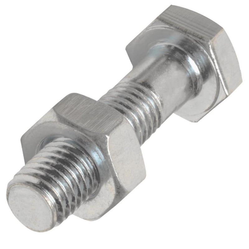 Perno Cabeza Hexagonal Métrico Inoxidable con Tuerca M10x30 2 unid | Sodimac Falabella