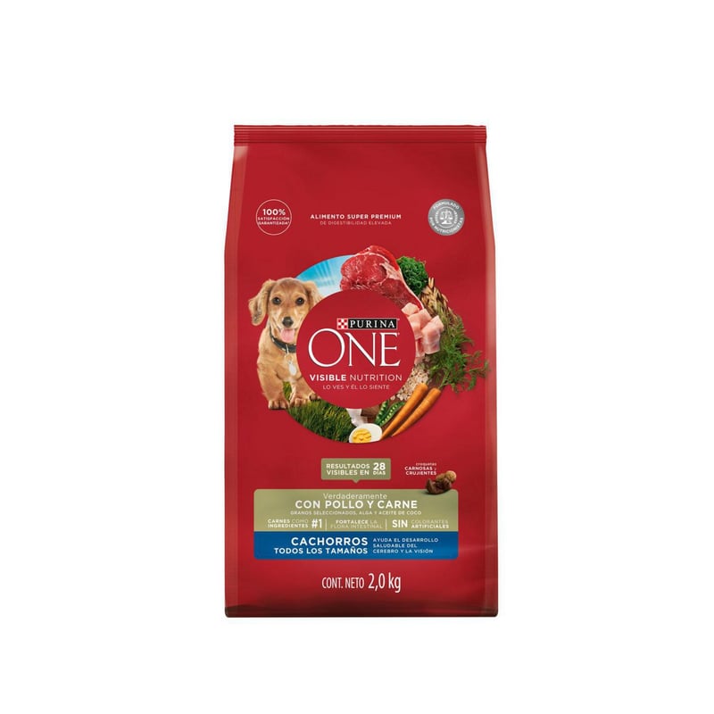 Alimento Super Premium para Perro One Pollo y Carne 2kg | Sodimac Perú