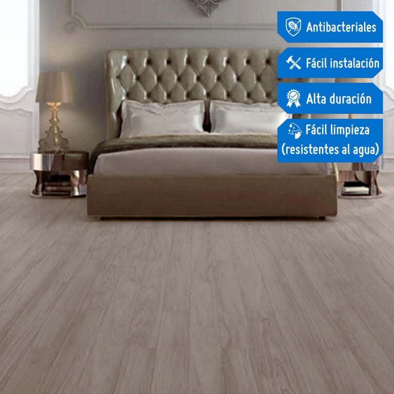 Piso SPC Caramelo Marrón 5.5mm 122x18cm 2.196m2 | Sodimac Falabella