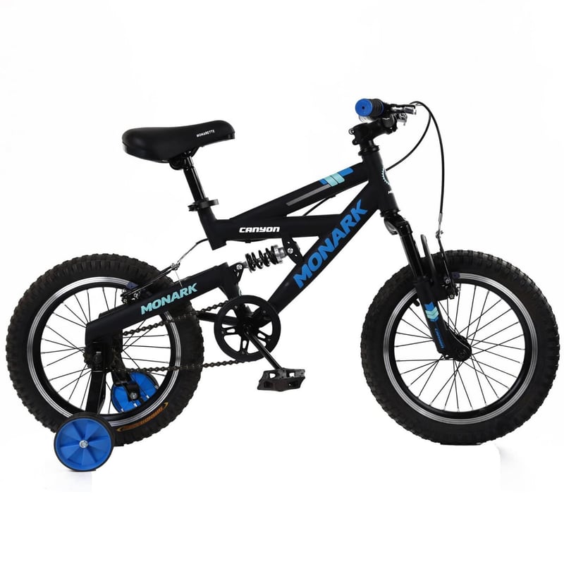 Bicicleta Monark Canyon Aro 16" Negro Azul | Sodimac Falabella