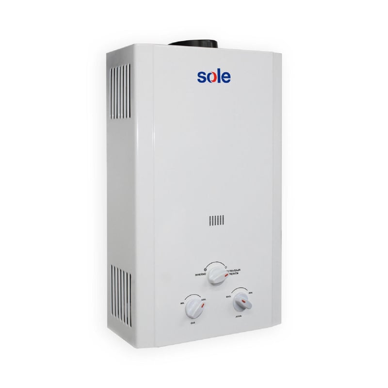 Terma a Gas Sole Evolución GLP 10 litros Tiro Natural | Sodimac Perú