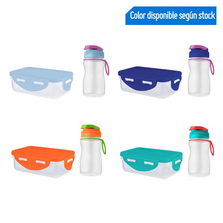 Taper y Botella Transparente Colores Surtidos | Sodimac Falabella