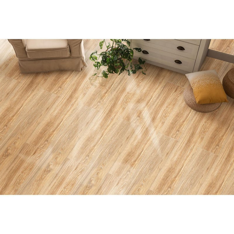 Gres porcelánico Beige 20x90 Maderadas Mate 1.62 m2 | Sodimac Falabella