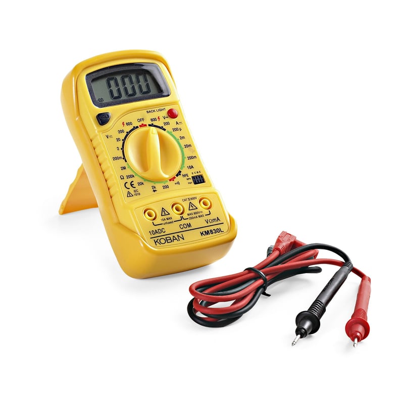 Multimetro Digital 500V AC/DC, 10A DC | Sodimac Falabella