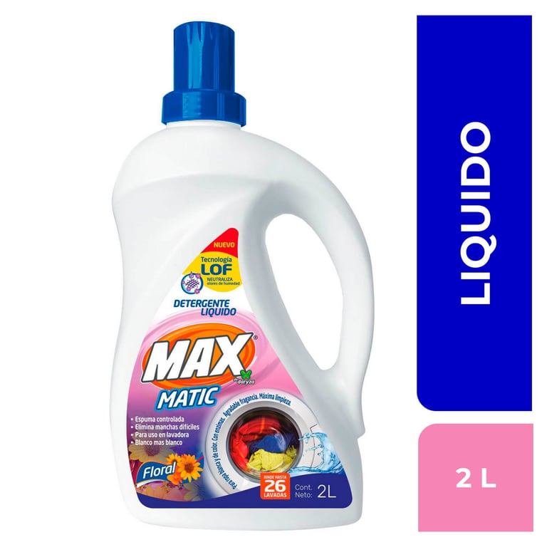 Detergente Líquido Daryza Floral Max 2L | Sodimac Falabella