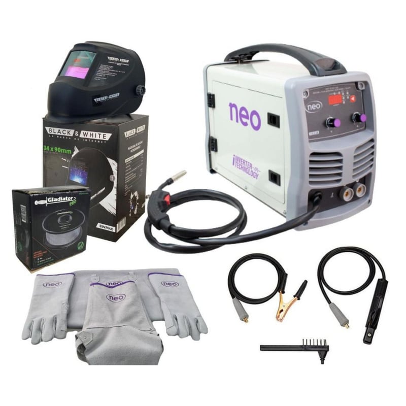 Soldadora Eléctrica Inverter 160A Multifunción 3 en 1 MIG/MMA/TIG Neo ...