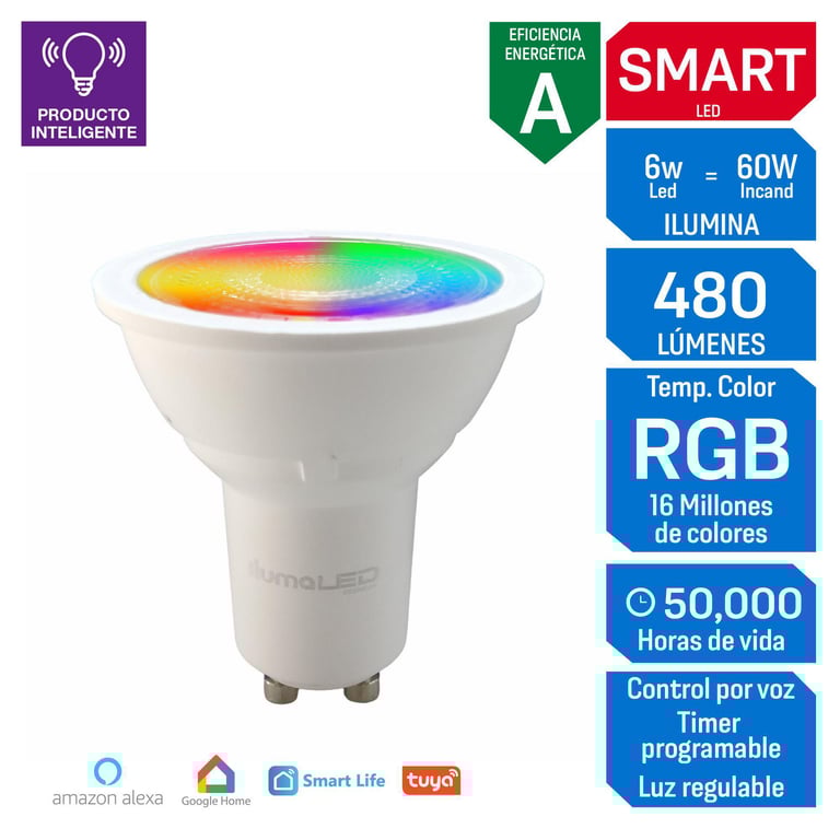 Foco Dicroico Led Gu10 RGB | Sodimac Falabella