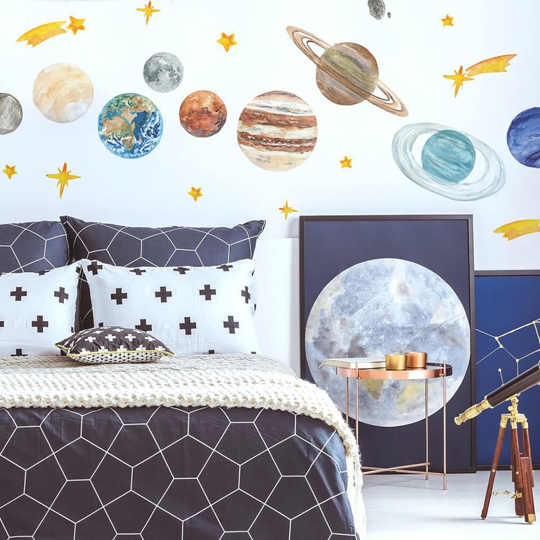 Sticker de Pared Planetas | Sodimac Falabella