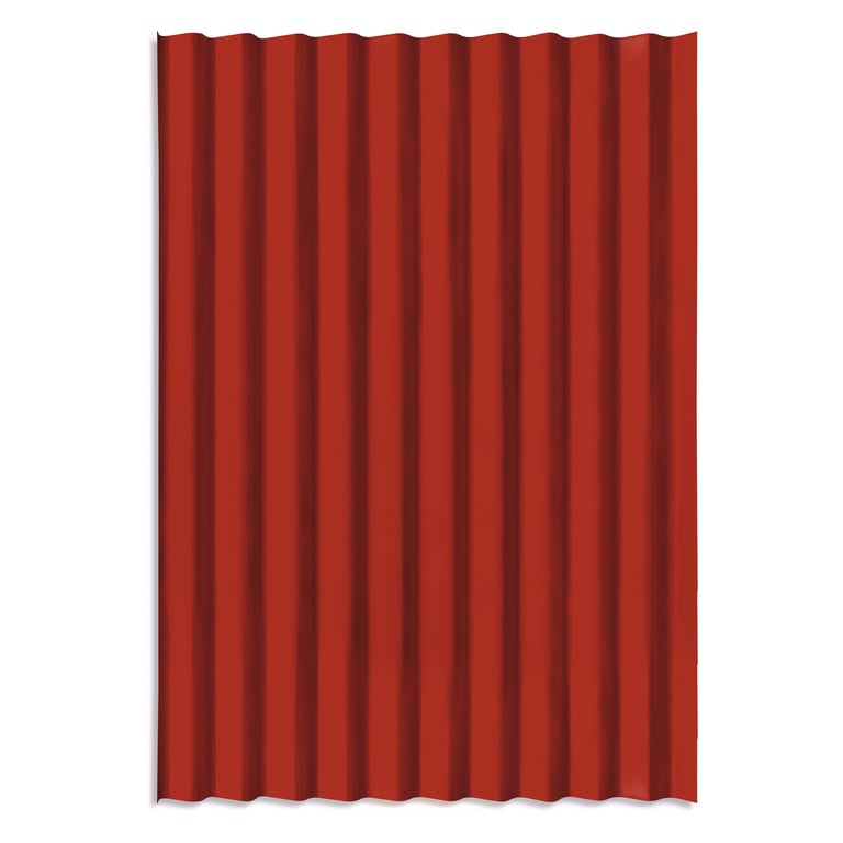 Calamina Acero Galvanizado Rojo 80 x 360 x 0.023 Aceros Arequipa ...