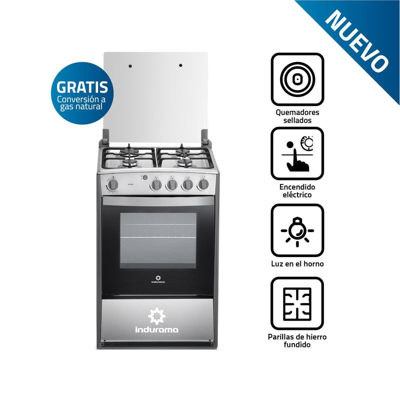 Cocina a Gas Indurama 66 Lt Viena QZ Croma | Sodimac Falabella