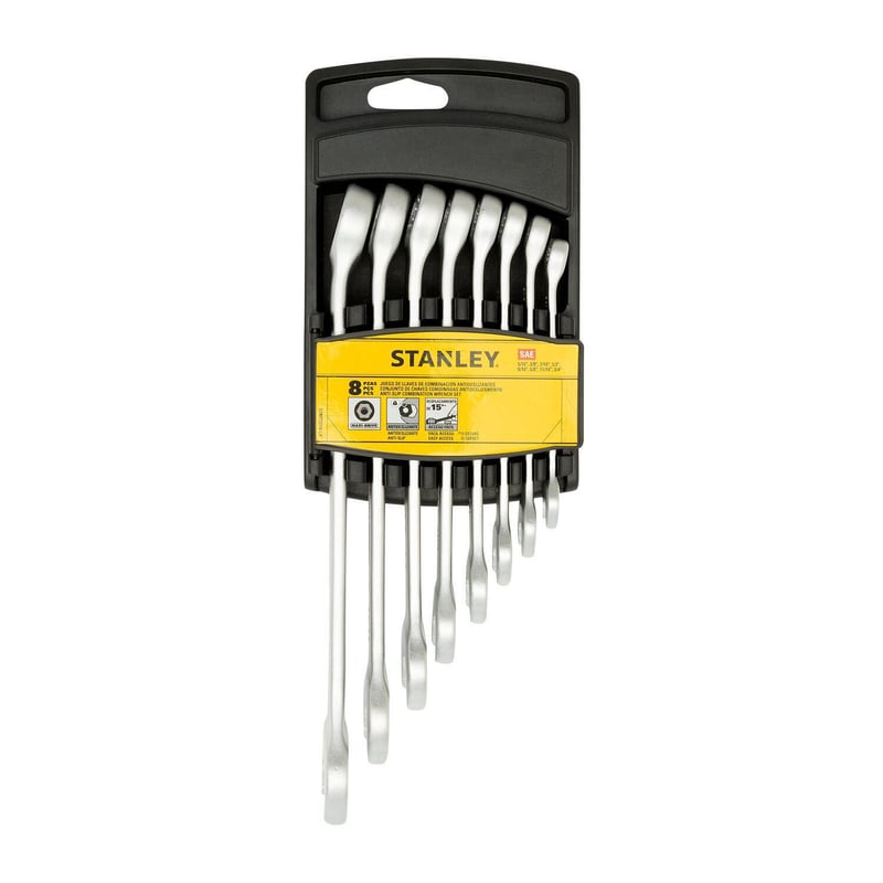 Juego de Llaves Combinadas Stanley 8 Piezas | Sodimac Falabella