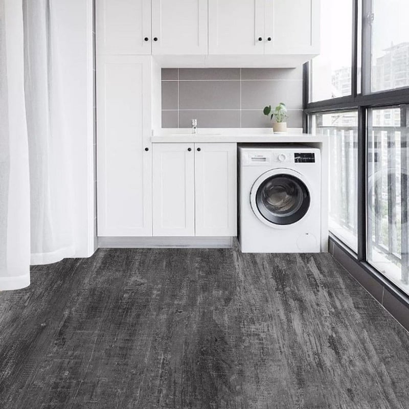 Piso PVC Autoadhesivo Añejo 1.6mm 91.4x15.2cm 5m2 | Sodimac Falabella