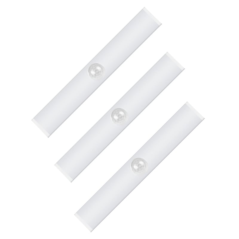 Pack X 3 Foco LED Con Sensor De Movimiento Rectangular 30 Cm Luz Fria ...