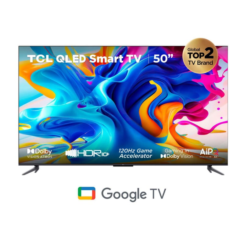 Televisor TCL 50" QLED Google TV 50C645 | Sodimac Perú